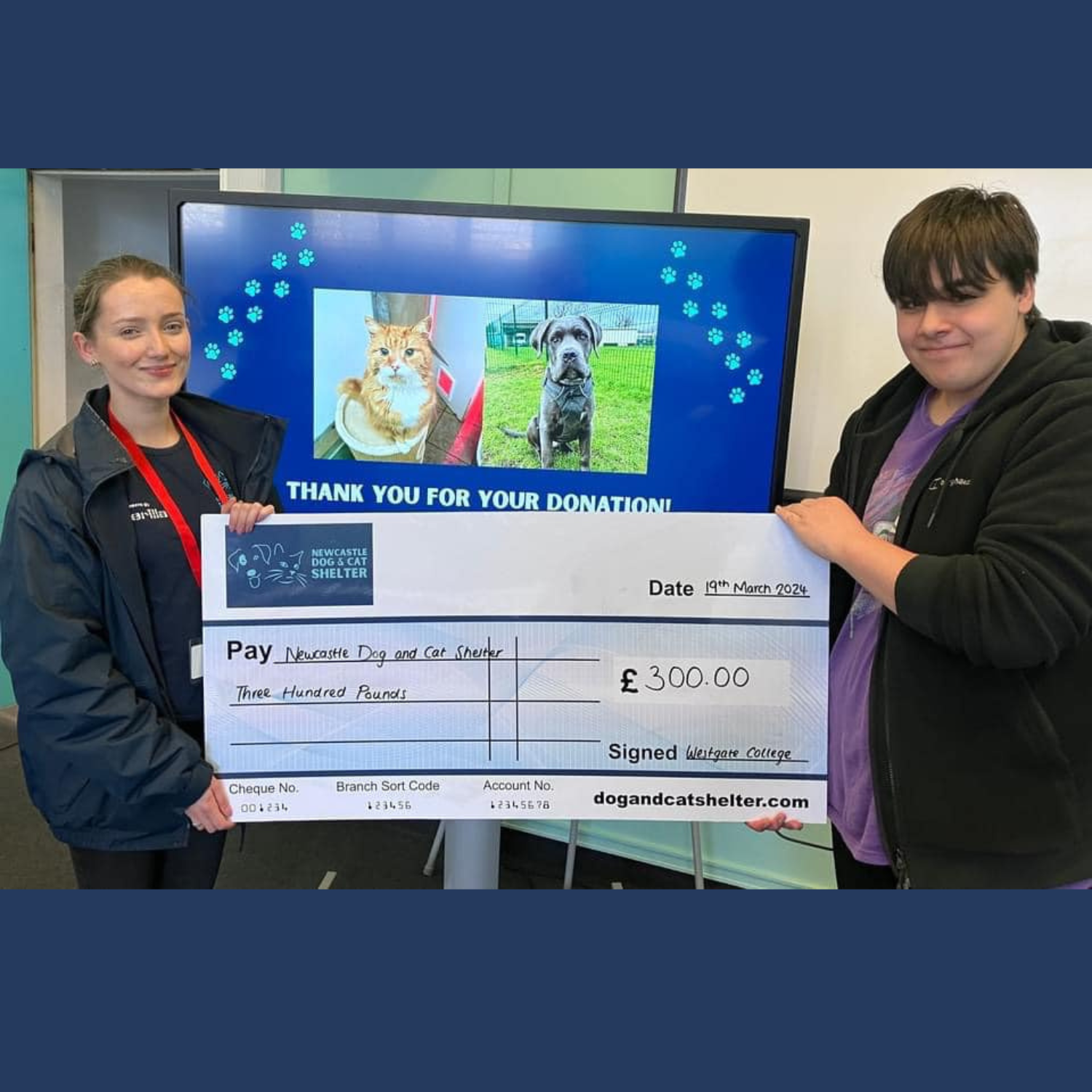 Westgate College - Newcastle Dog & Cat Shelter